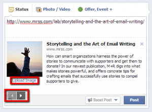 Jazz up your Facebook page with awesome, clickable link posts - M+R